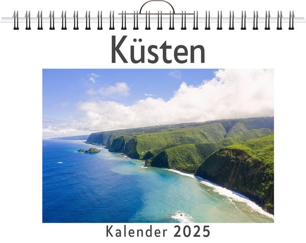 Ava Becker: Küsten - (Wandkalender 2025, Kalender DIN A4 quer ...